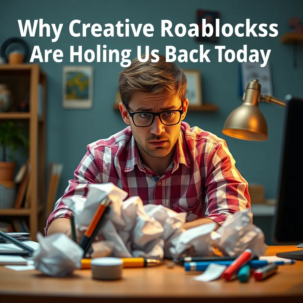 Why Creative Roadblocks Are Holding Us Back Today : LevelUpTalk