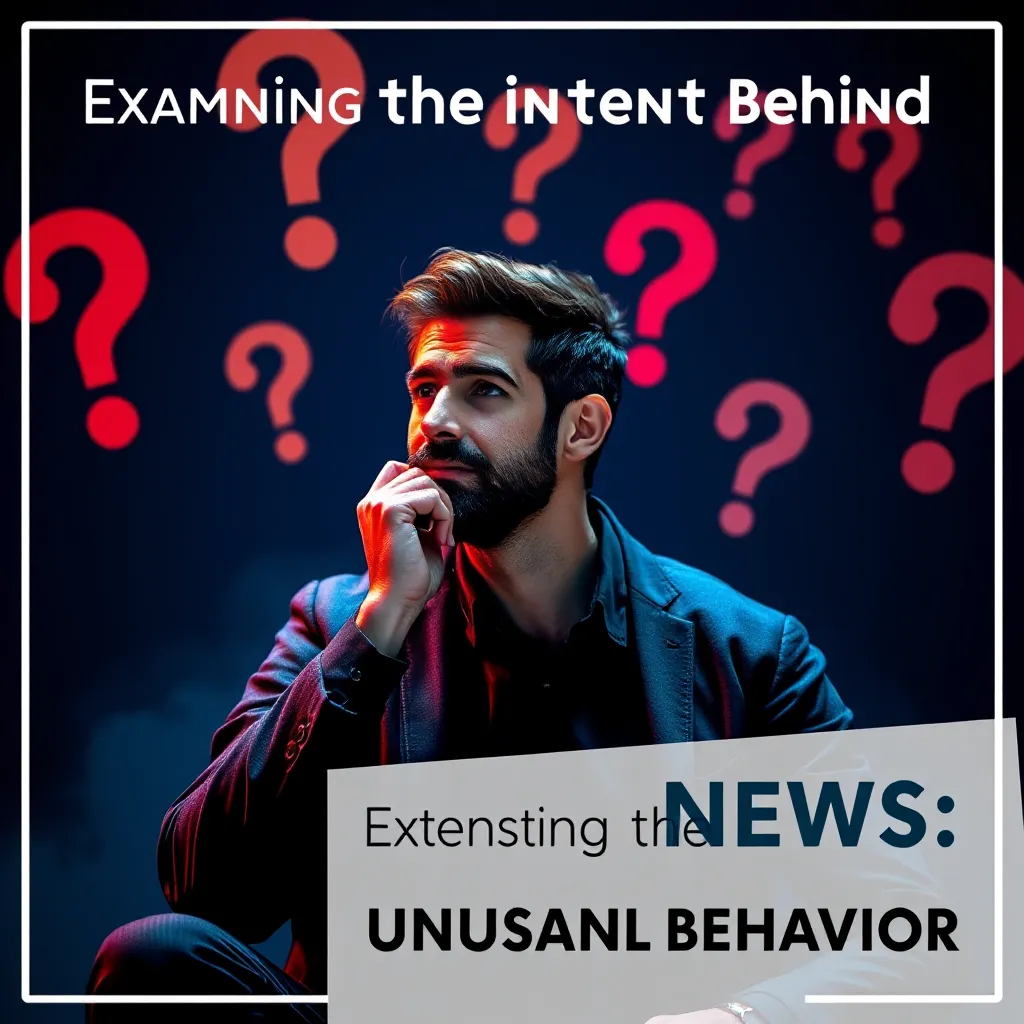 Examining the Intent Behind Unusual Behavior : LevelUpTalk