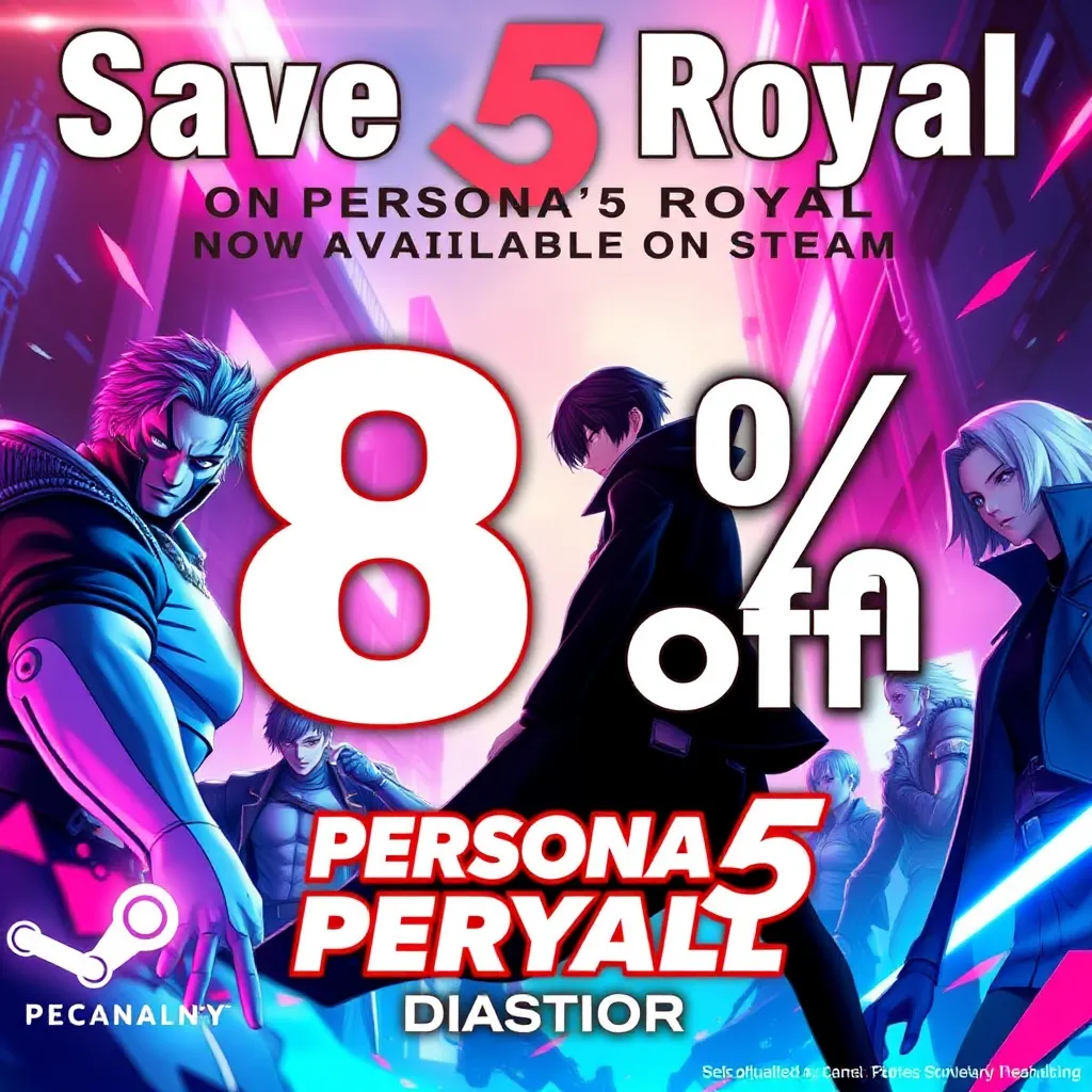 Save 80% on Persona 5 Royal Now Available on Steam : LevelUpTalk