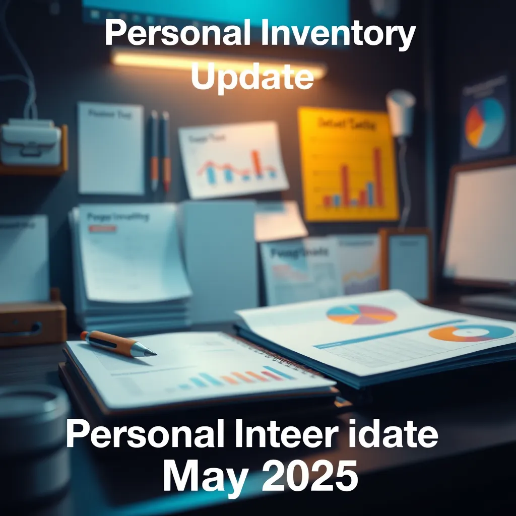 Personal Inventory Update: Progress Log May 2025 : LevelUpTalk