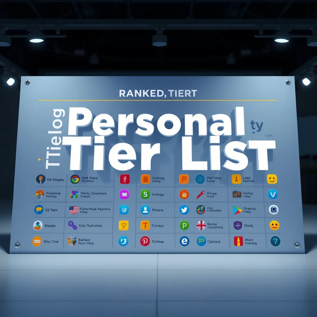 Ranking My Favorite Tiers: A Personal Journey and Insights : LevelUpTalk