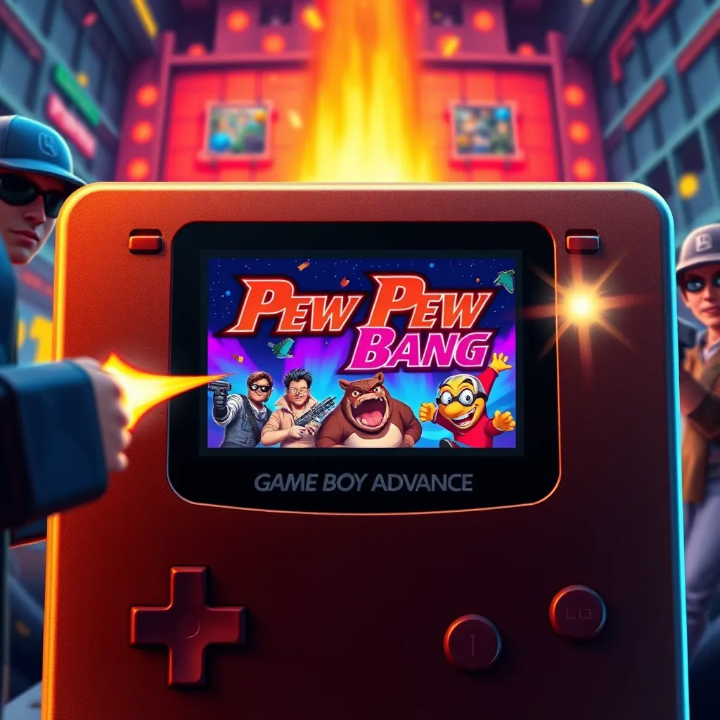 Explore Pew Pew Bang - Game Boy Advance Adventures : LevelUpTalk