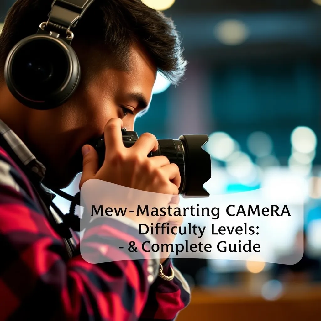 Mastering Camera Difficulty Levels: A Complete Guide : LevelUpTalk
