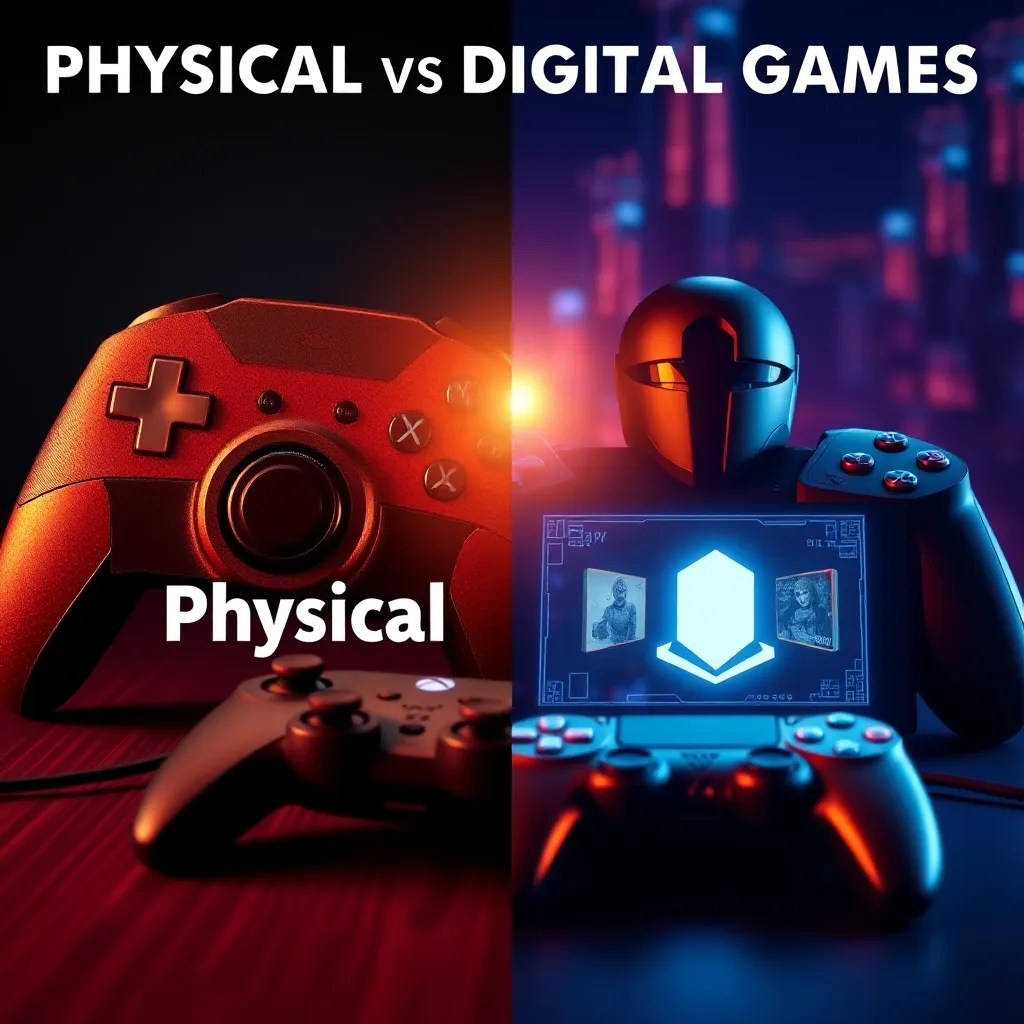 Physical vs. Digital Games: What's Your Choice for Future? : LevelUpTalk
