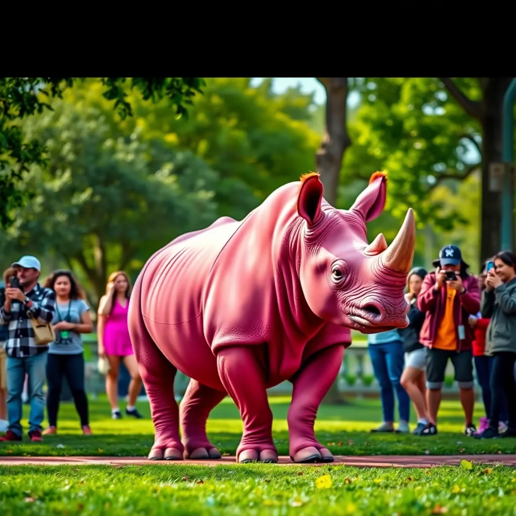 Pink Rhino Takes the Spotlight in Real Life Context : LevelUpTalk