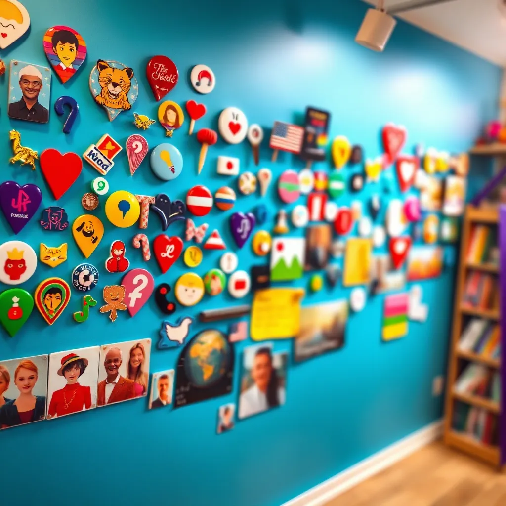 Creative Ways to Showcase Your Pins on the Wall : LevelUpTalk