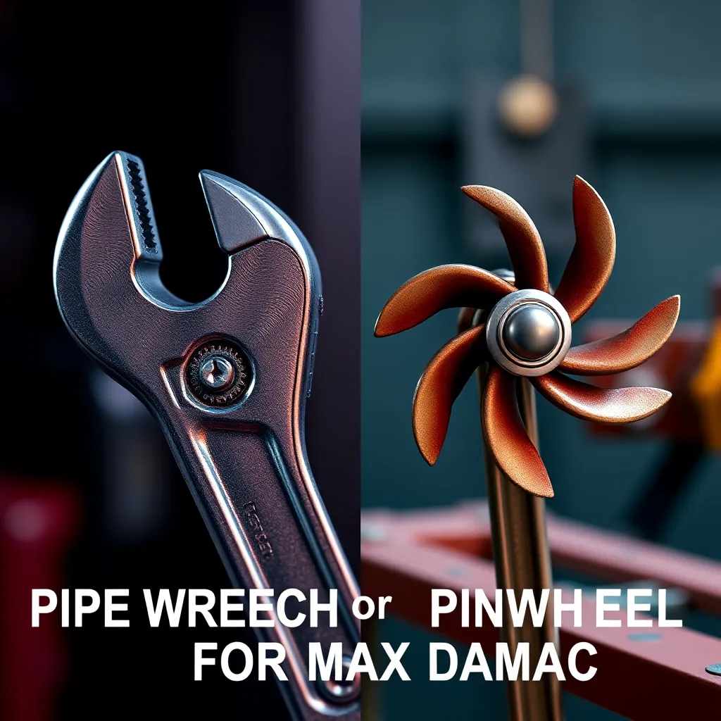Choosing Between Pipe Wrench or Pinwheel for Max Damage : LevelUpTalk