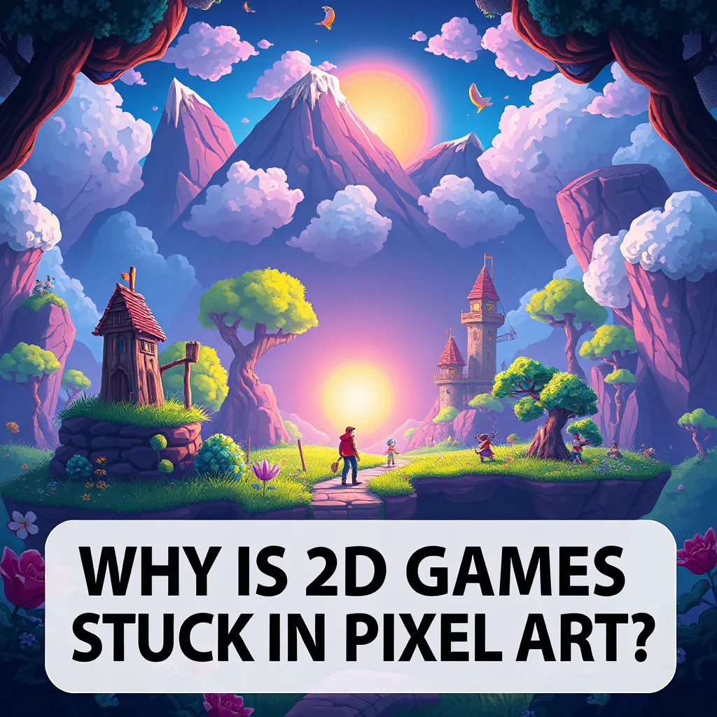 Why Are 2D Games Stuck in Pixel Art? : LevelUpTalk