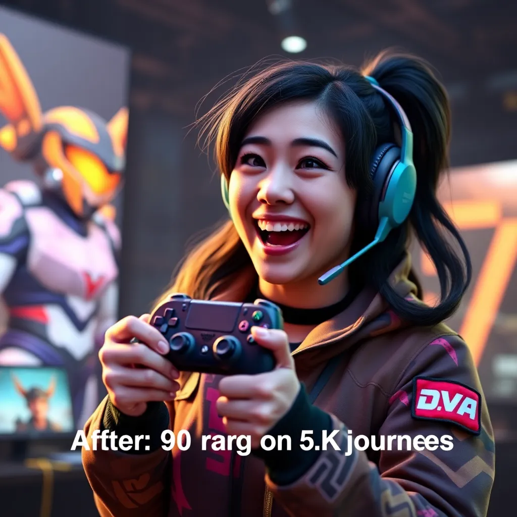 Achieving 5K After 90 Hours on D.Va: A Journey : LevelUpTalk