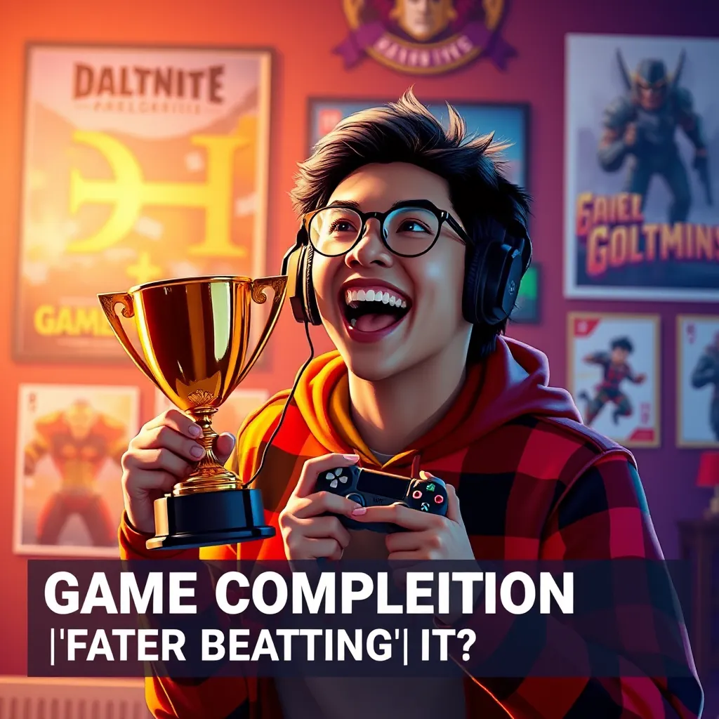 Game Completion Insights: What's Next After Beating It? : LevelUpTalk