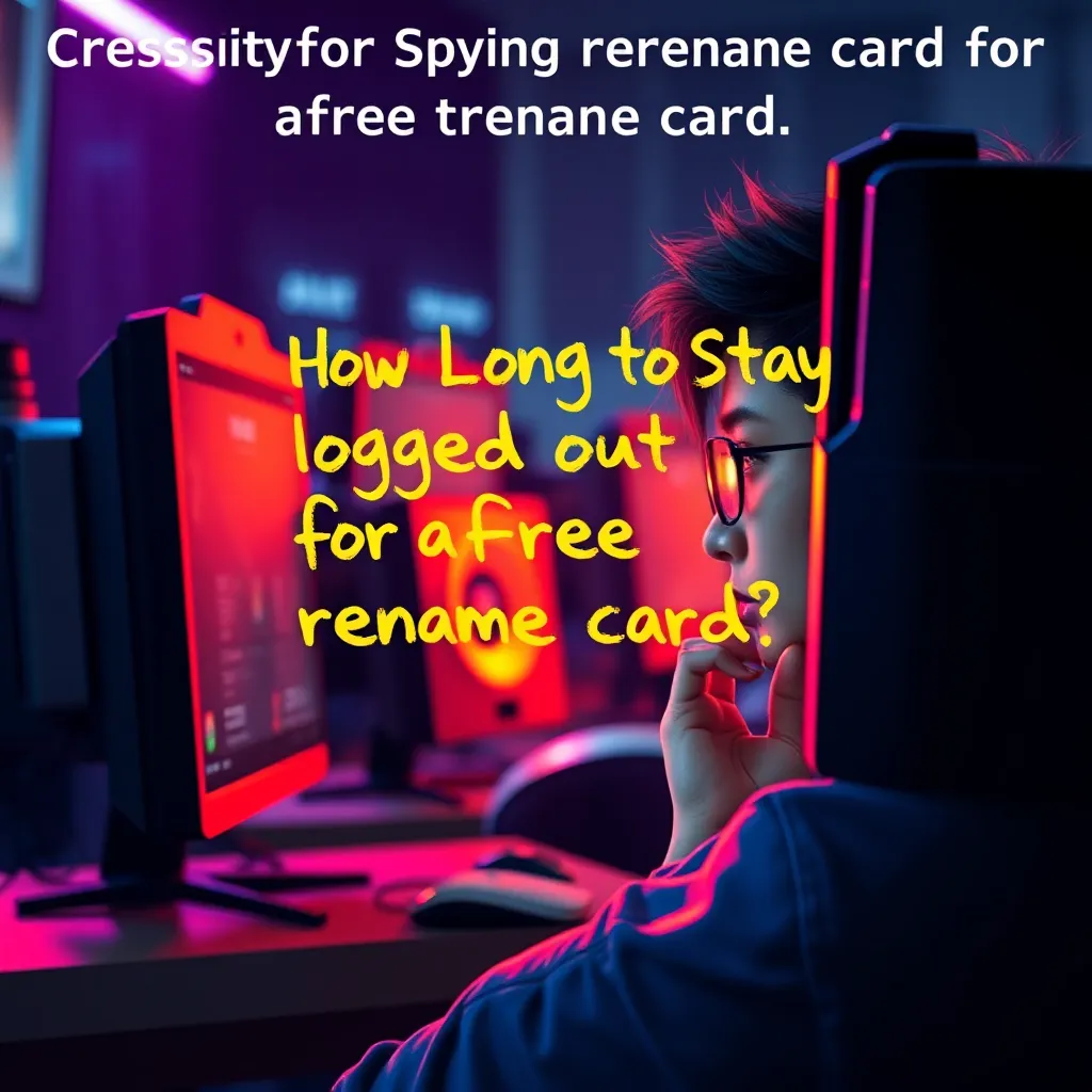 How Long to Stay Logged Out for Free Rename Card? : LevelUpTalk