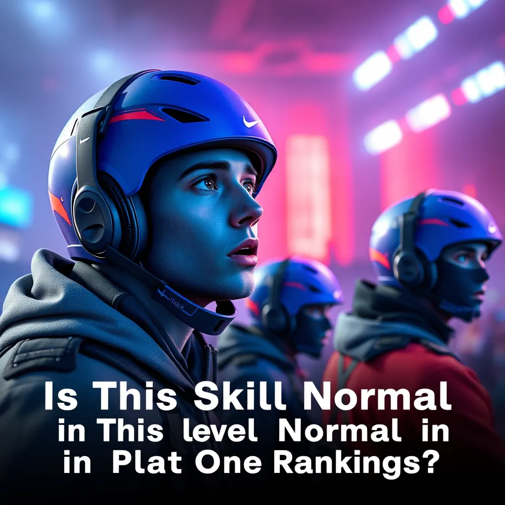 Is This Skill Level Normal in Plat One Rankings? : LevelUpTalk