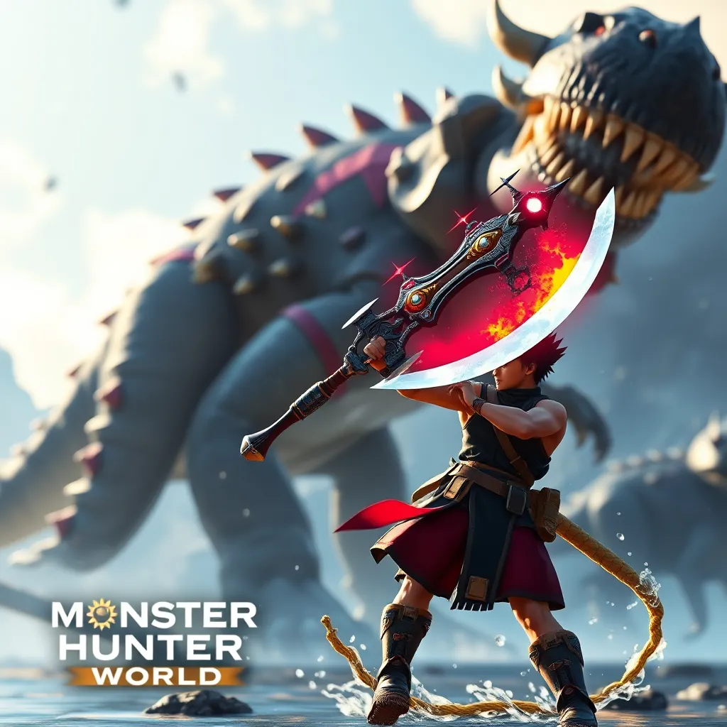 Struggling Noob Tackles Anjanath in Monster Hunter World : LevelUpTalk