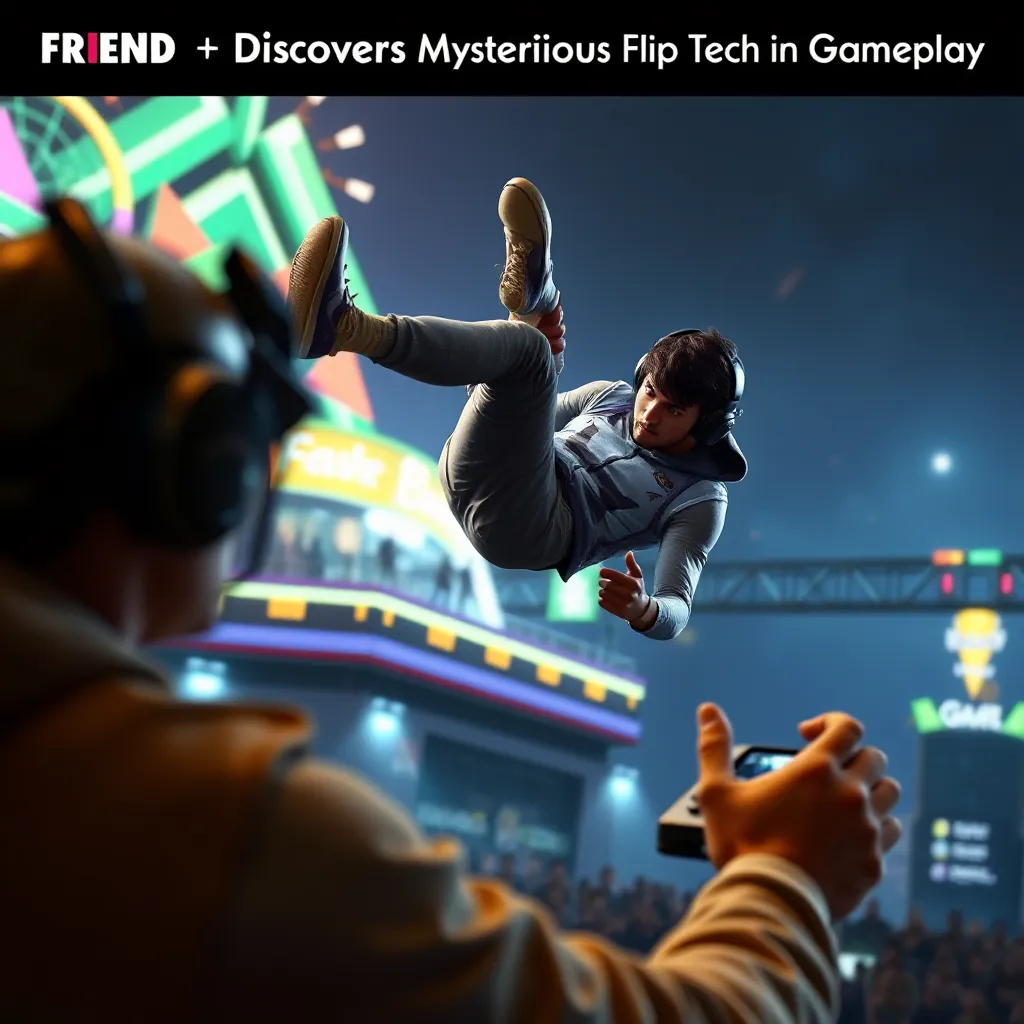 Friend Discovers Mysterious Flip Tech in Gameplay : LevelUpTalk