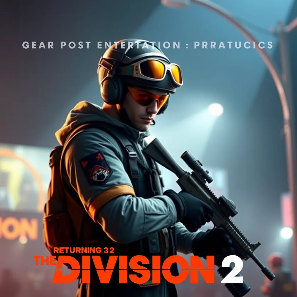 Returning to Division 2: Level Up and Gear Strategies : LevelUpTalk