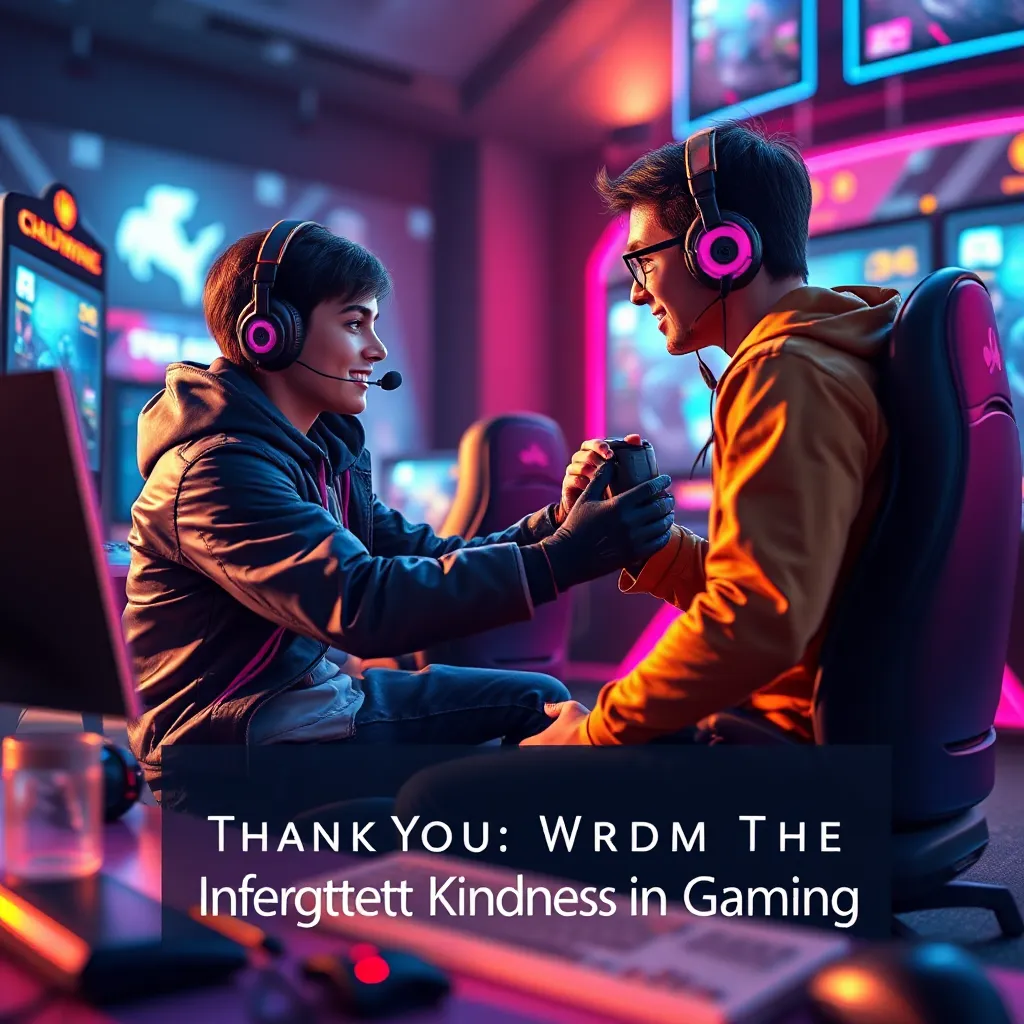 Thank You for the Unforgettable Kindness in Gaming : LevelUpTalk