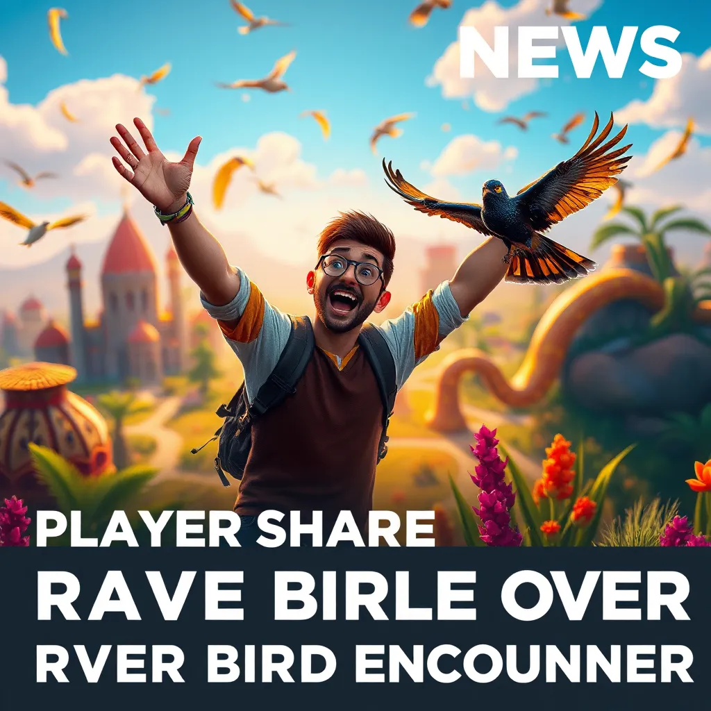 Player Shares Excitement Over Rare Bird Encounter : LevelUpTalk