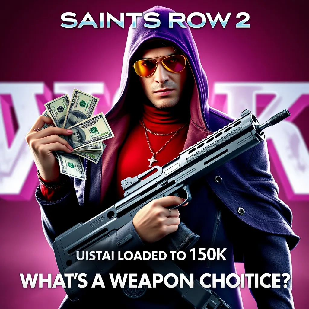 Saints Row 2: Loaded with 150K, What's Your Weapon Choice? : LevelUpTalk