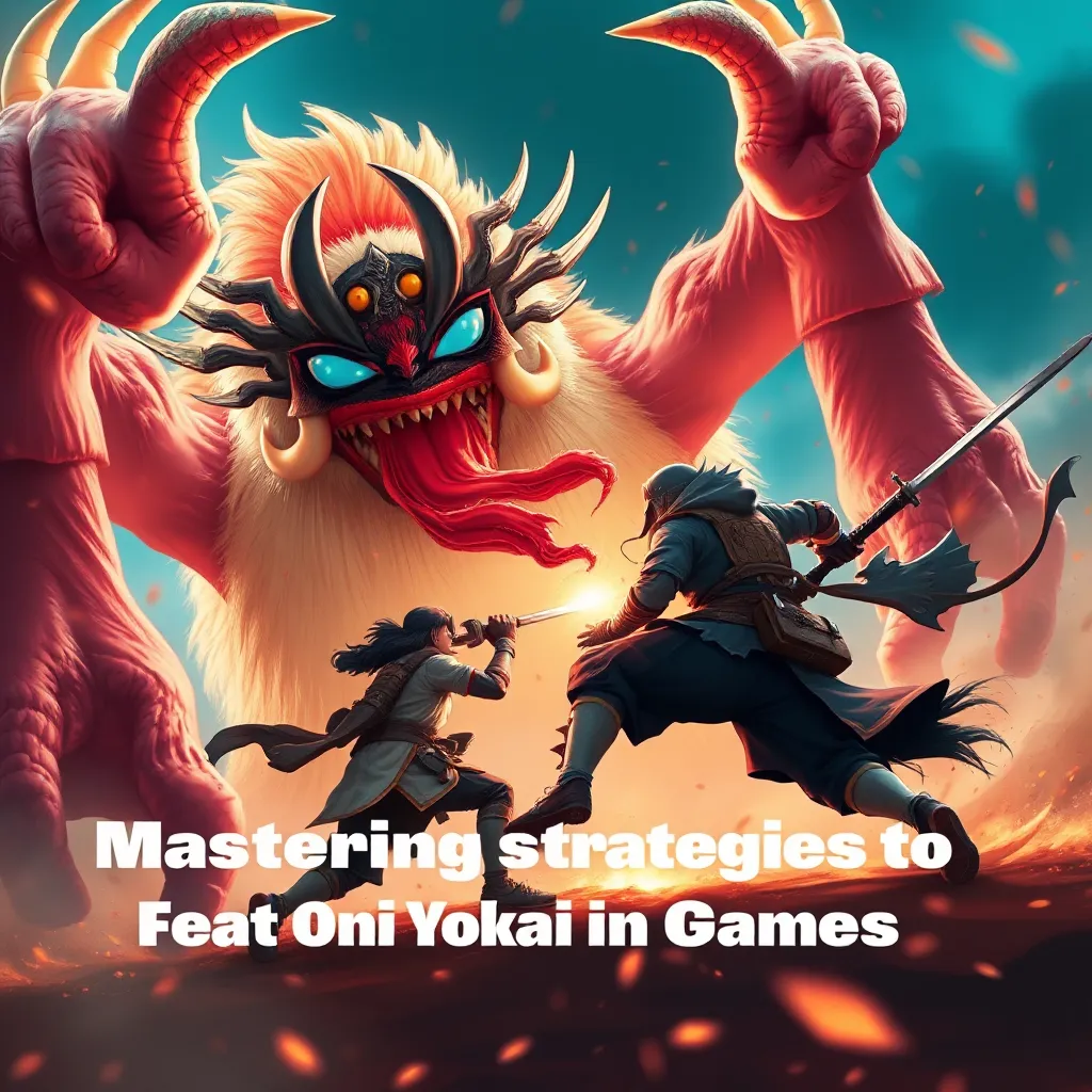 Mastering Strategies to Defeat Big Oni Yokai in Games : LevelUpTalk