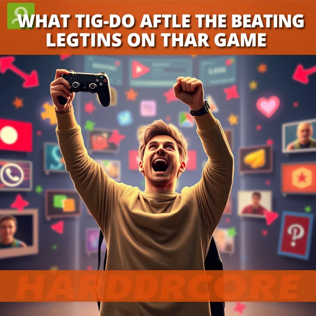 What to Do After Beating the Game on Hardcore Mode? : LevelUpTalk