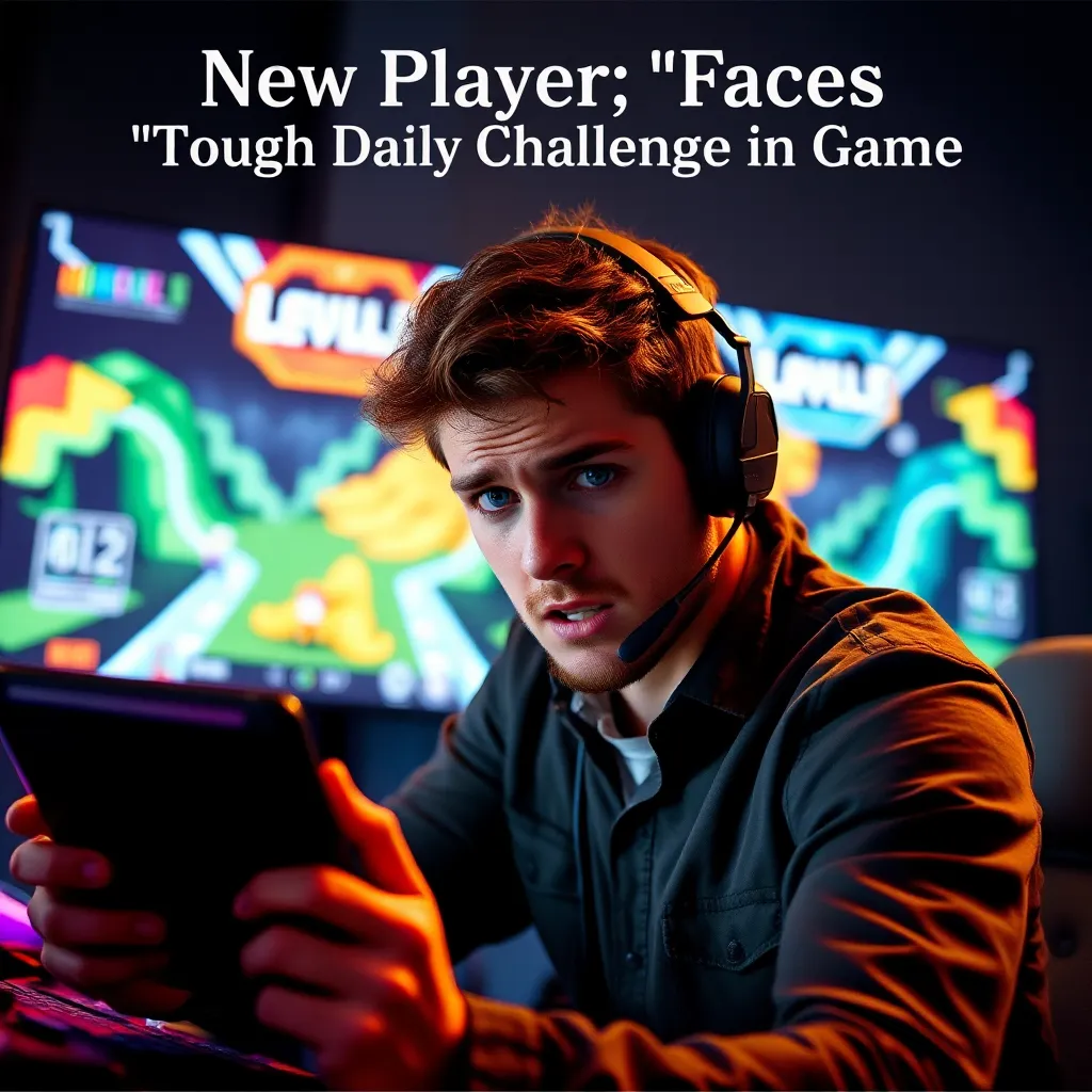 New Player Faces Tough Daily Challenge in Game : LevelUpTalk