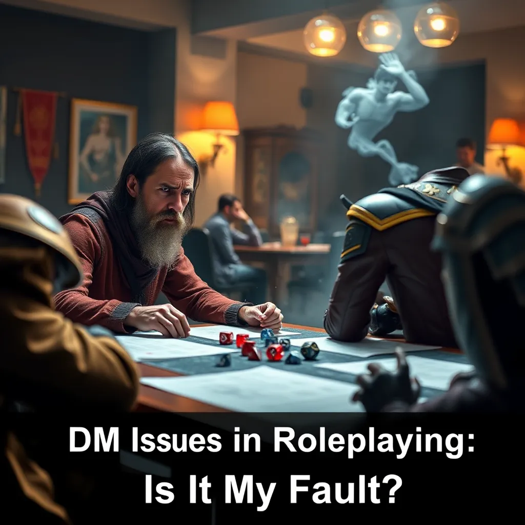 DM Issues in Roleplaying: Is It My Fault? : LevelUpTalk