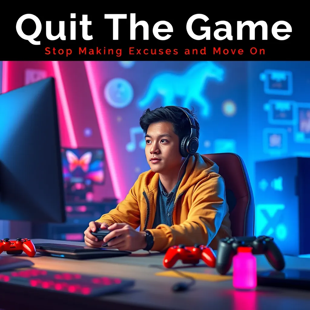 Quit The Game: Stop Making Excuses and Move On : LevelUpTalk