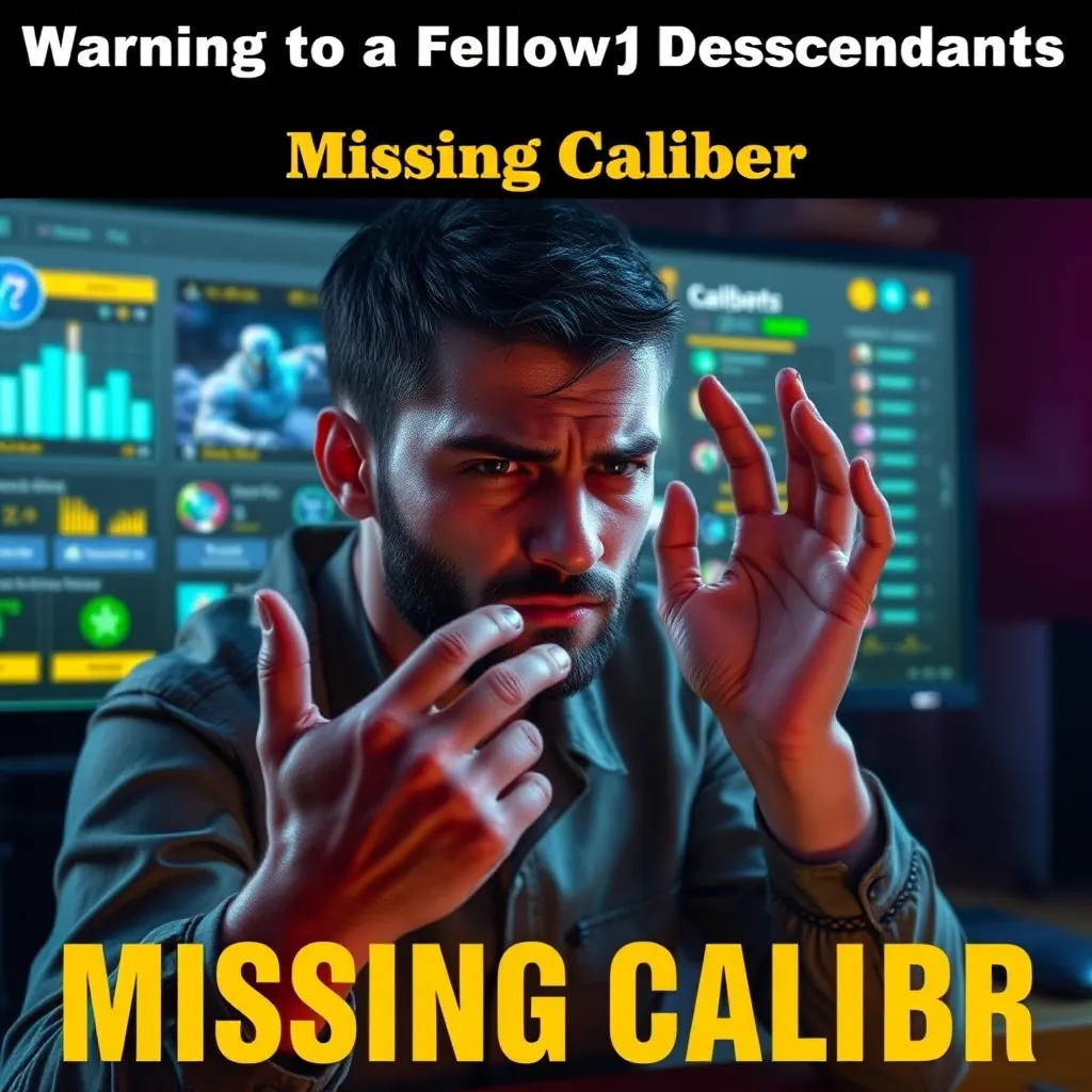 Warning to Fellow Descendants: Missing Caliber Issues : LevelUpTalk