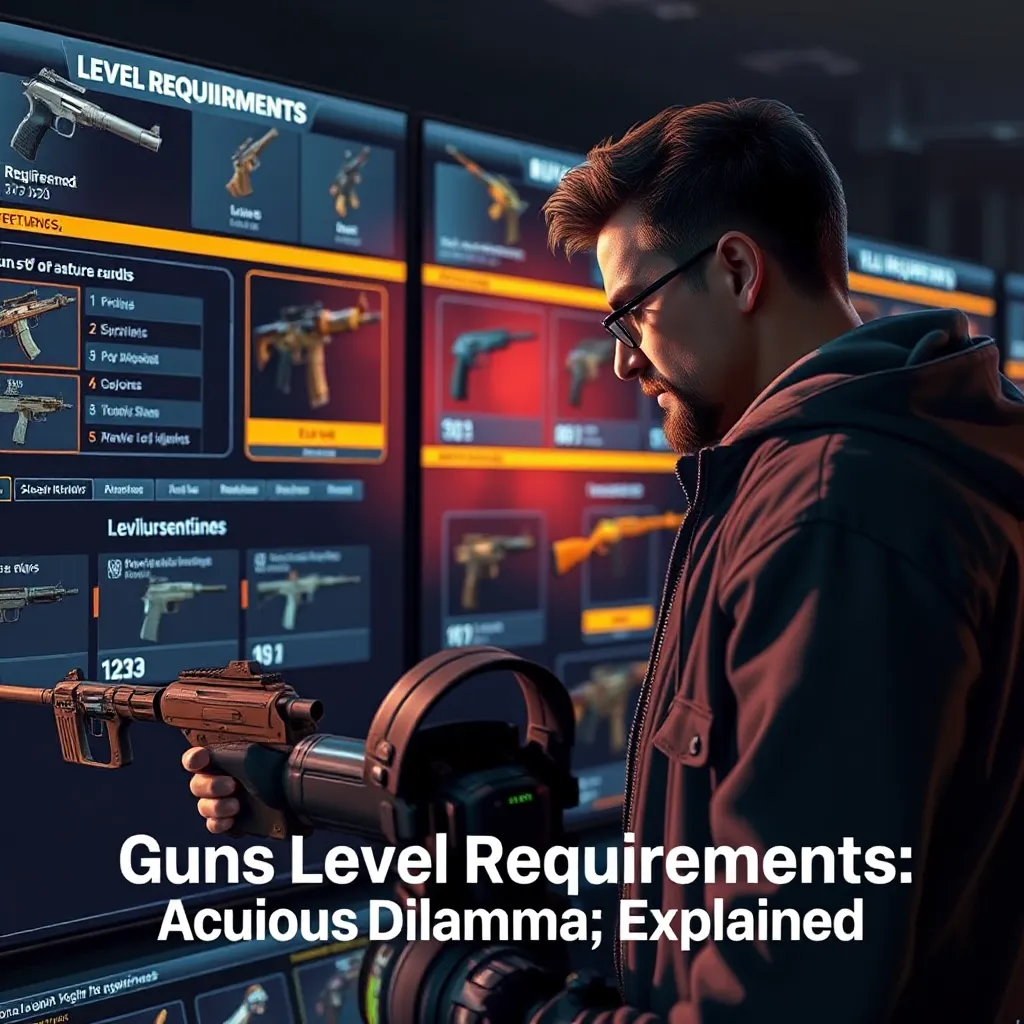 Guns Level Requirements: A Curious Dilemma Explained : LevelUpTalk