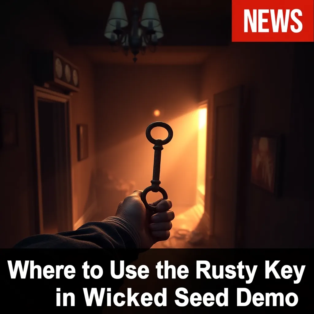 Where to Use the Rusty Key in Wicked Seed Demo : LevelUpTalk