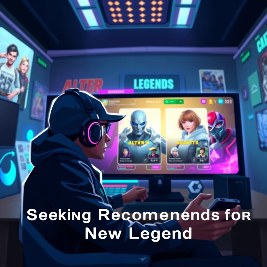 Seeking Recommendations for New Legend Acquisition : LevelUpTalk
