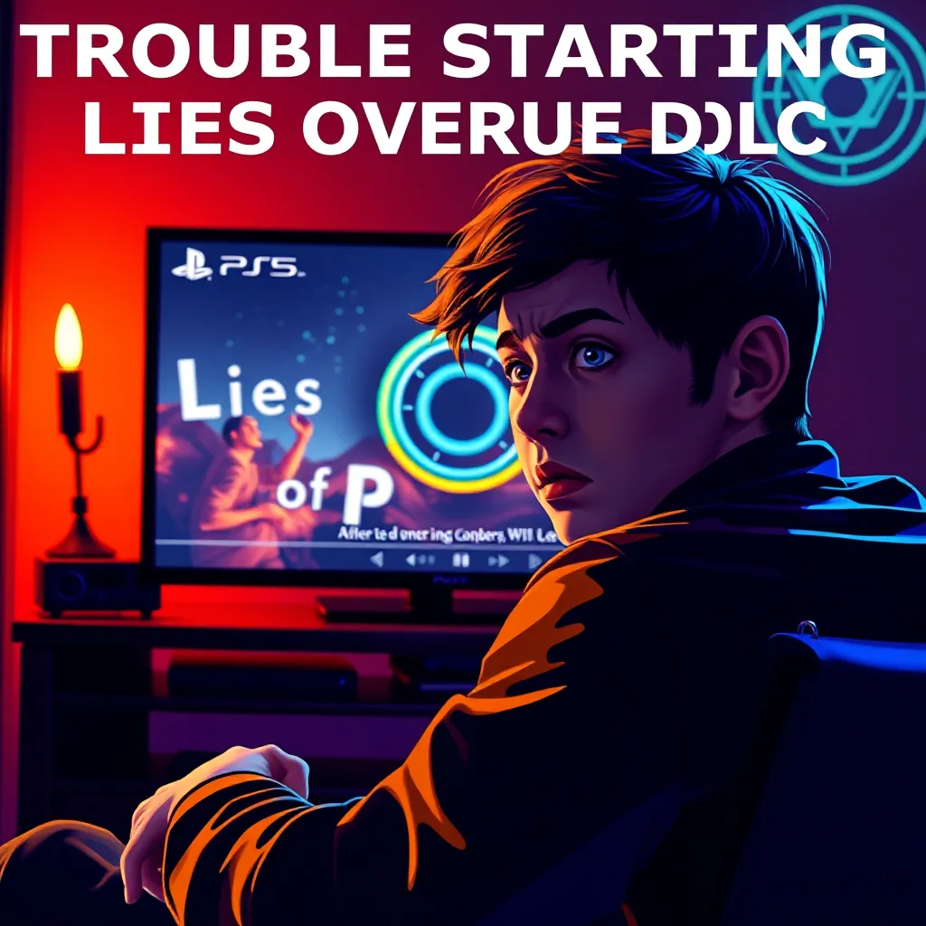 Trouble Starting Lies of P: The Overture DLC on PS5 : LevelUpTalk