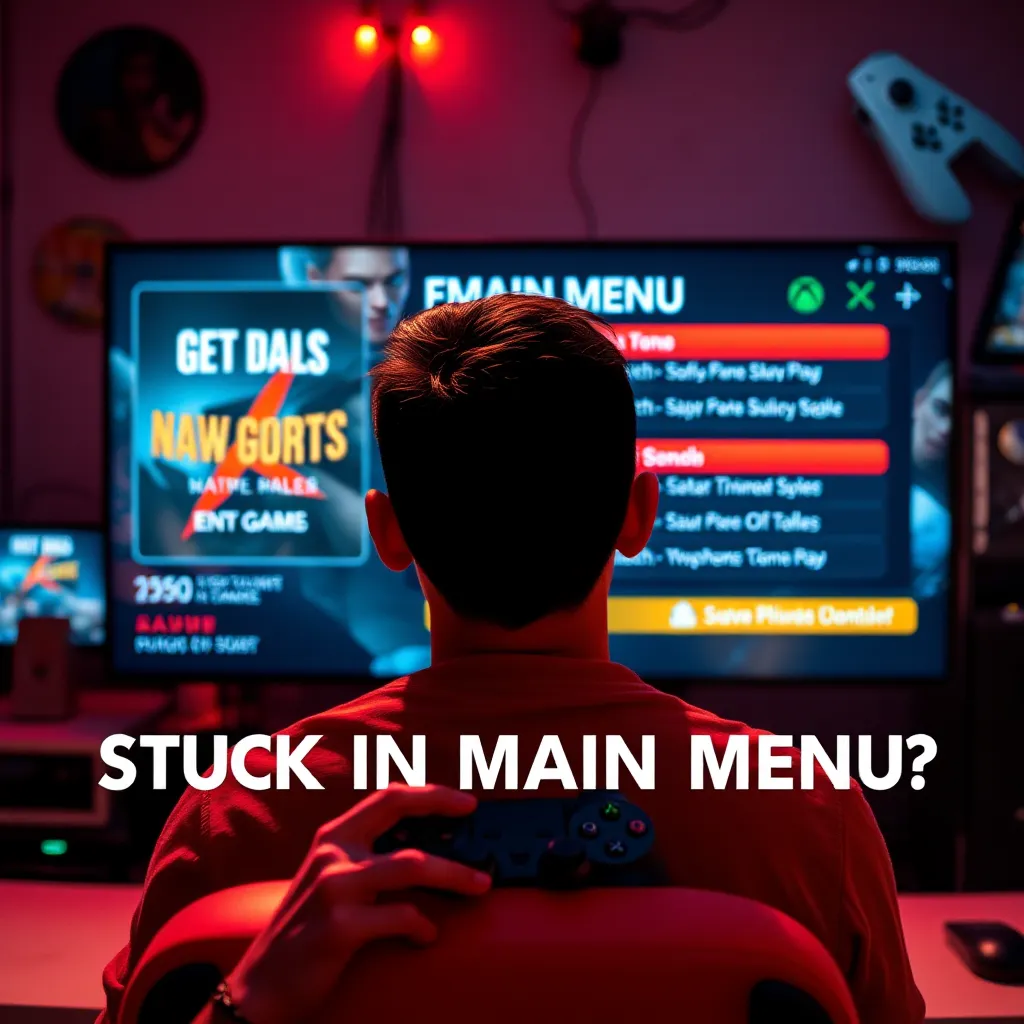 Stuck in Main Menu? Solutions for Gameplay Issues : LevelUpTalk