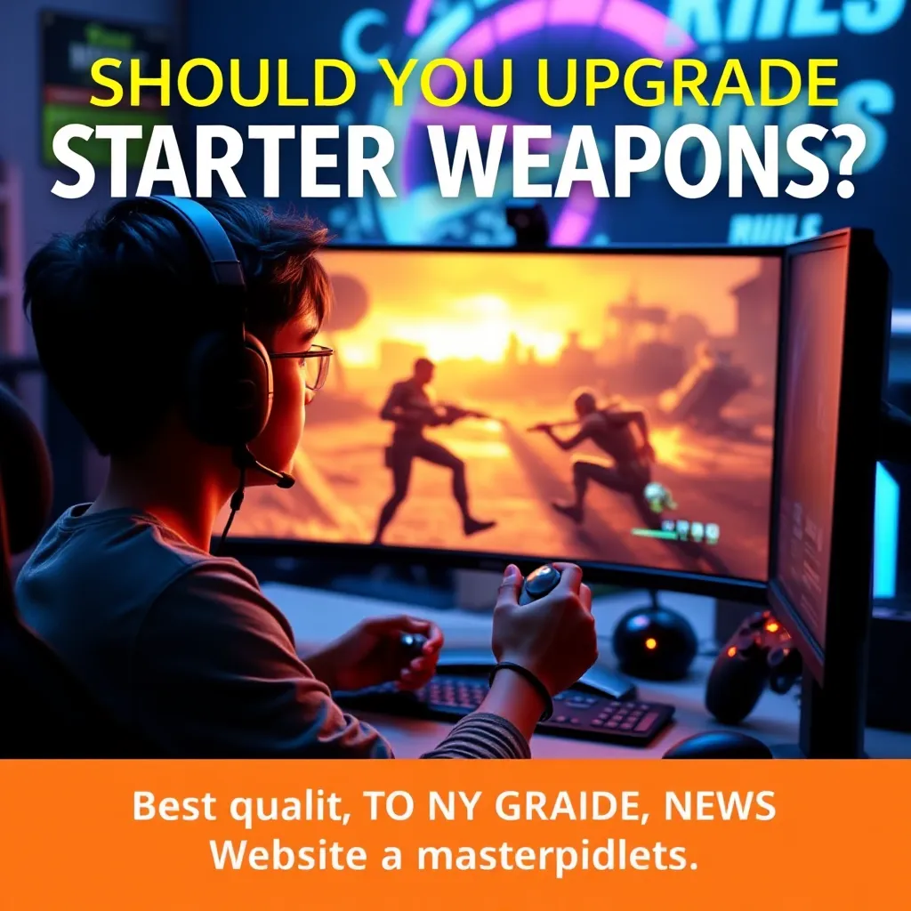 Should You Upgrade Starter Weapons in Gaming? : LevelUpTalk