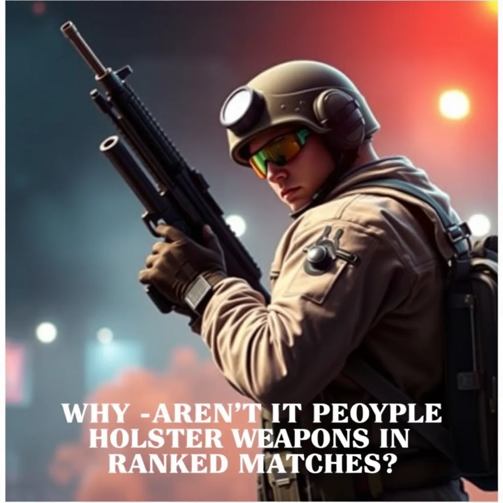 Why Aren't People Holstering Weapons in Ranked Matches? : LevelUpTalk
