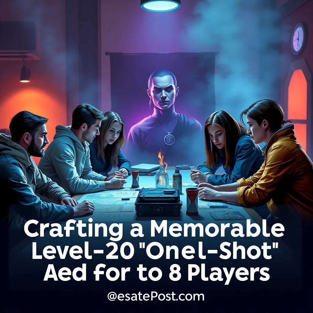 Crafting a Memorable Level 20 One-Shot for 8 Players : LevelUpTalk