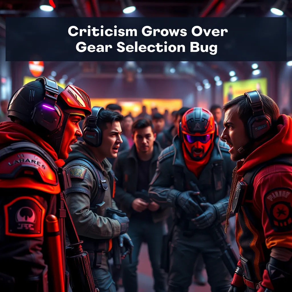 Criticism Grows Over Unfixed Gear Mod Selection Bug : LevelUpTalk