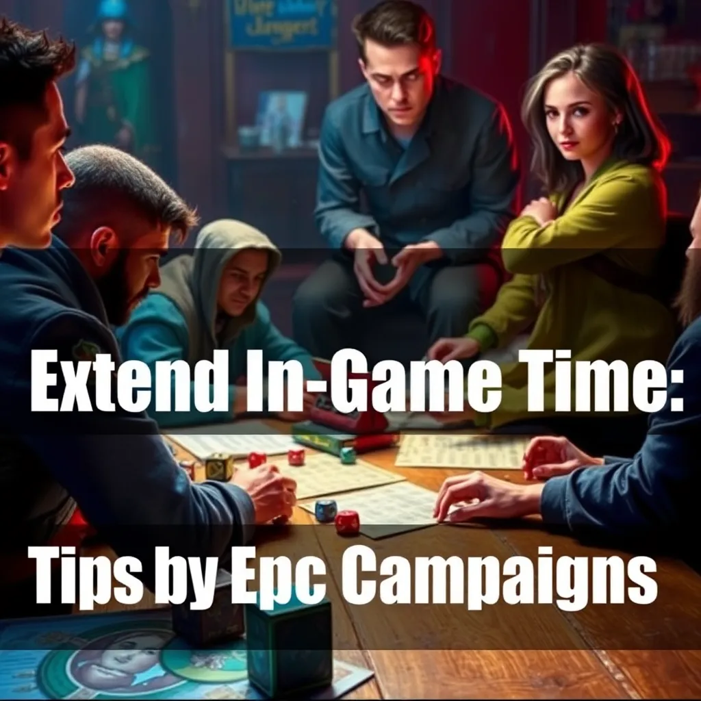 Extend In-Game Time: Tips for Epic Campaigns : LevelUpTalk