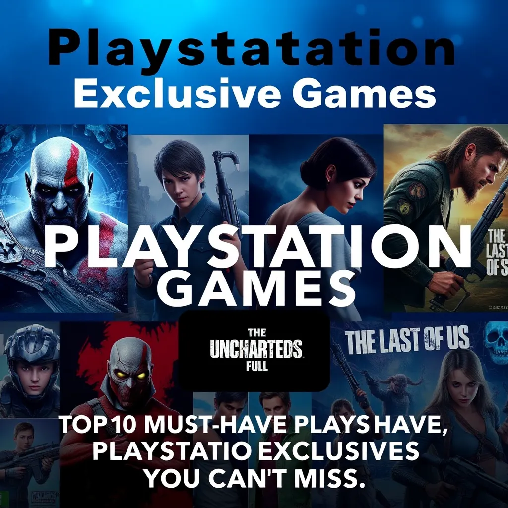 Top 10 Must-Have PlayStation Exclusives You Can't Miss : LevelUpTalk