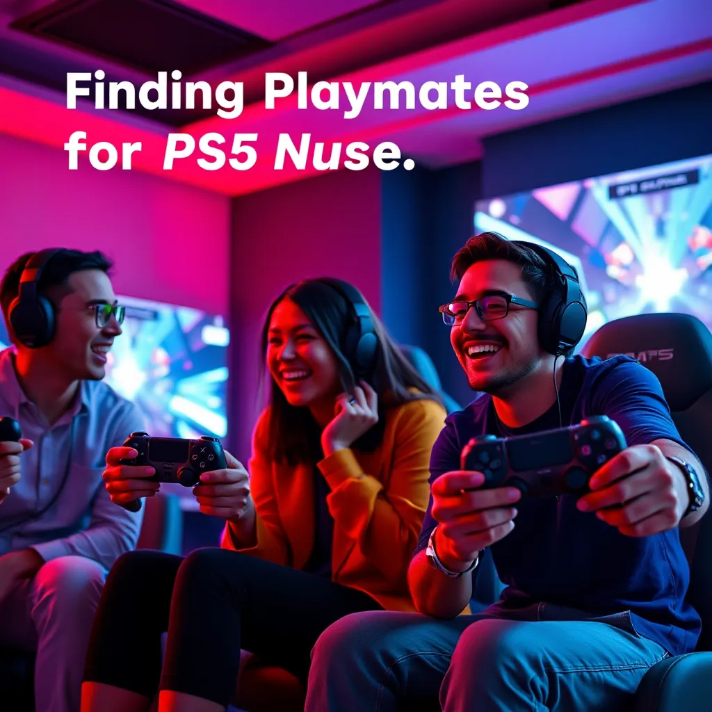 Finding Playmates for PS5 Games: Join the Fun! : LevelUpTalk