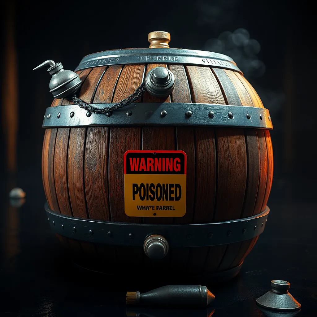 Steps to Poison a Grog Barrel Explained : LevelUpTalk