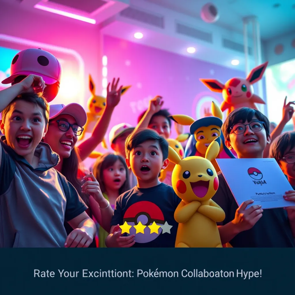 Rate Your Excitement: Pokémon Collaboration Hype! : LevelUpTalk