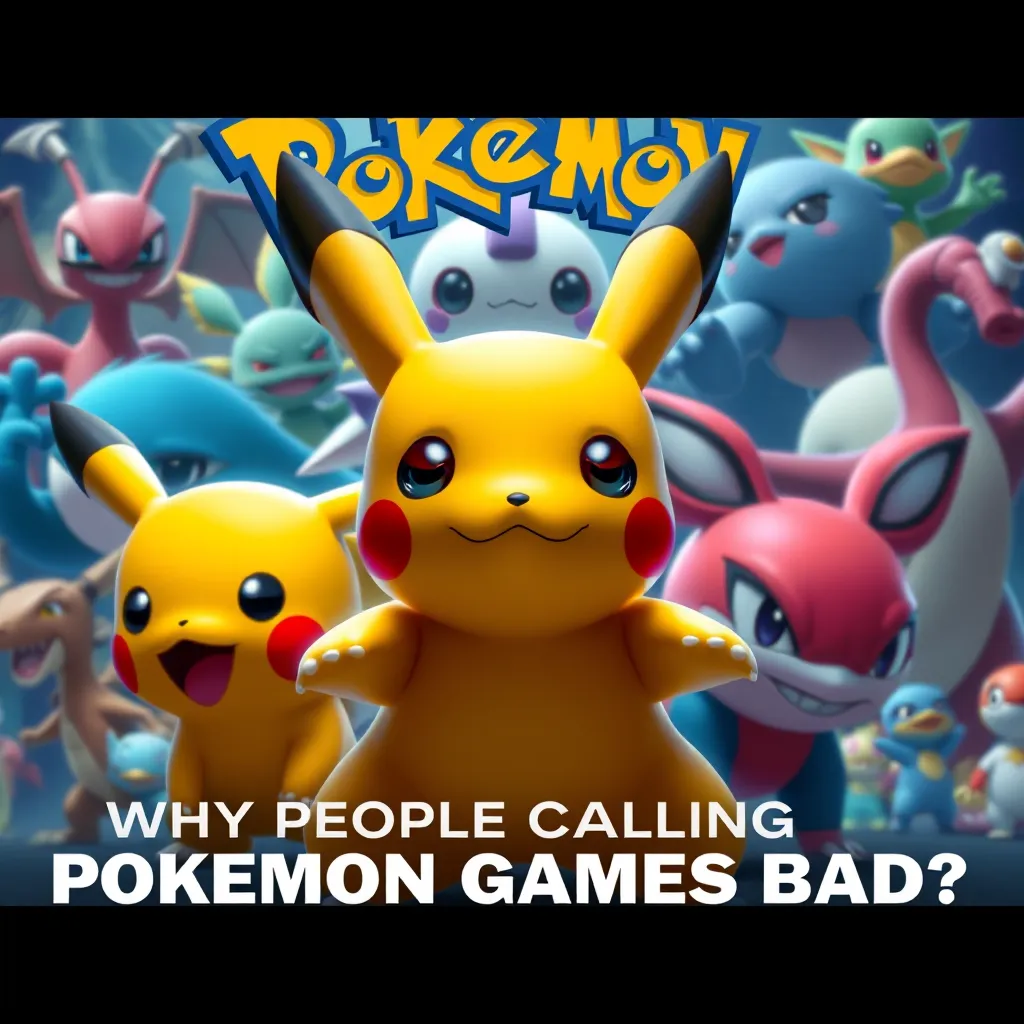 Why Are People Calling Pokémon Games Bad? : LevelUpTalk