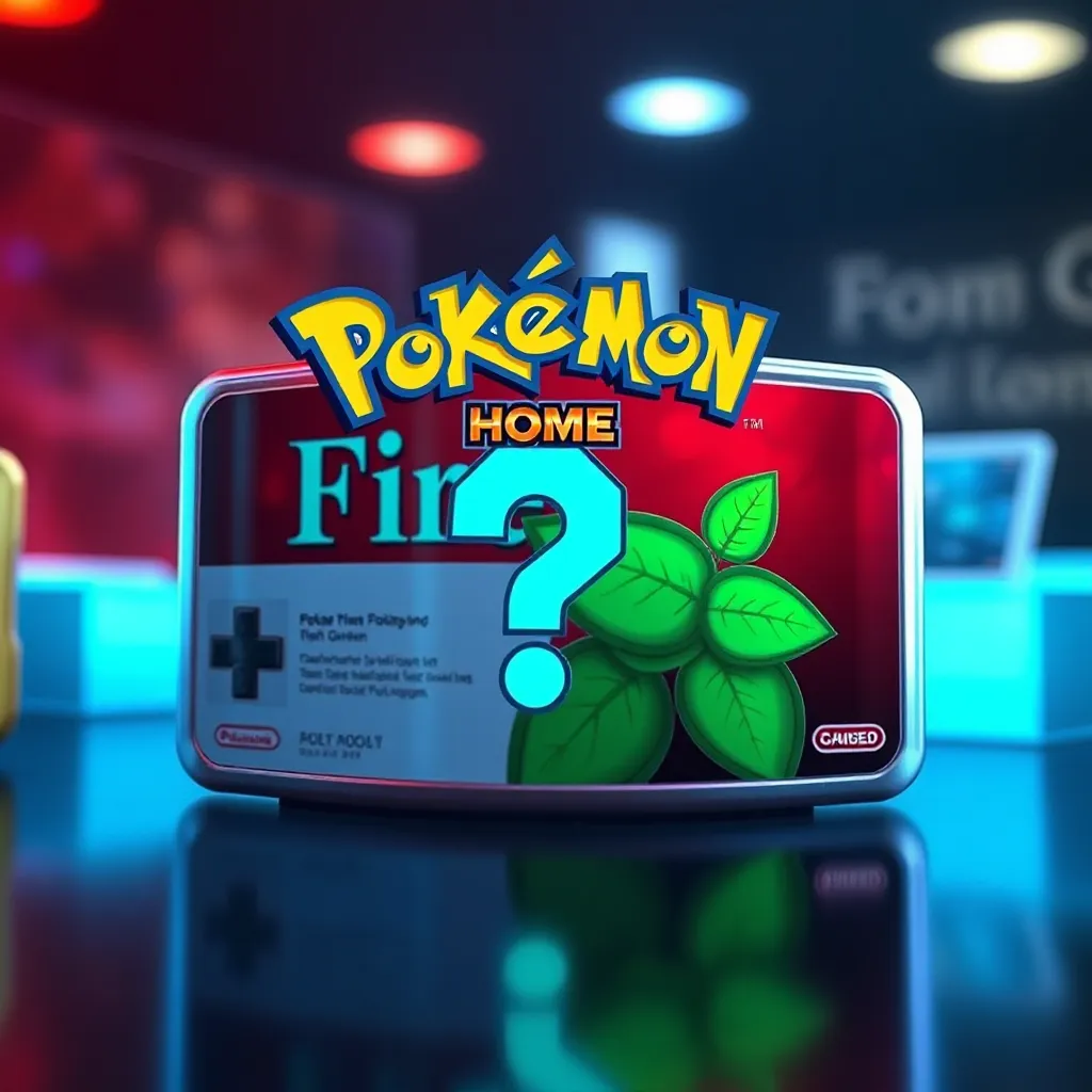 Pokemon Home Compatibility Missing from FireRed and LeafGreen : LevelUpTalk