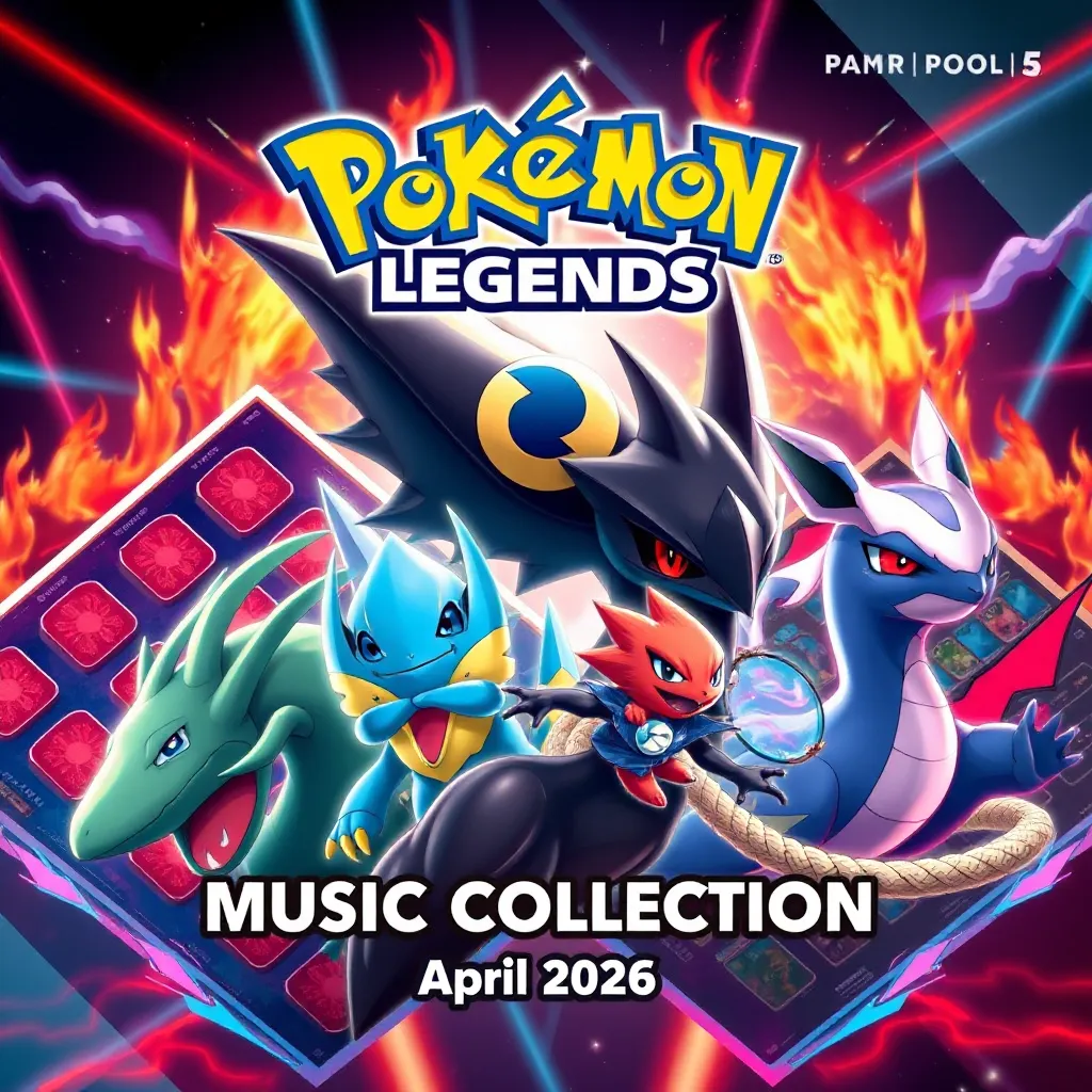 Pokemon Legends Z-A Music Collection Set Launching April 2026 : LevelUpTalk