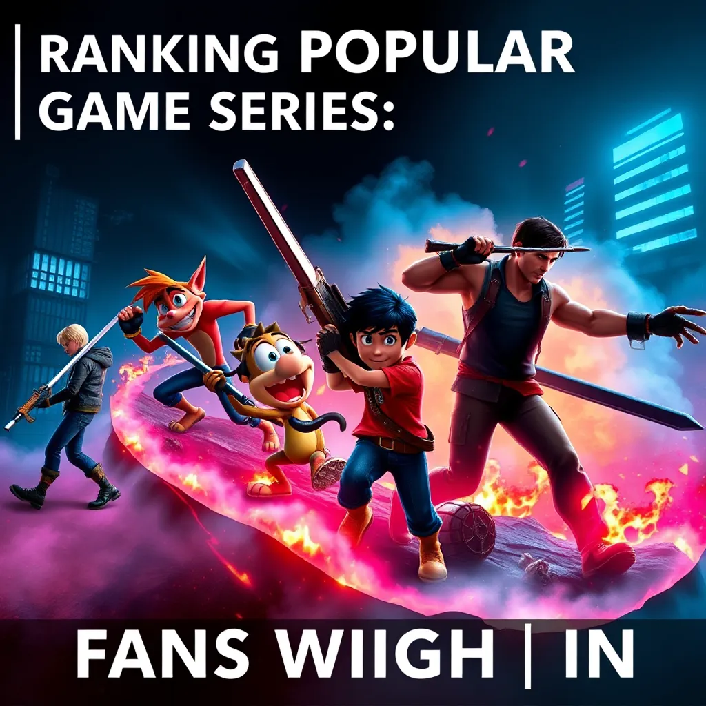Ranking Popular Game Series: Fans Weigh In : LevelUpTalk