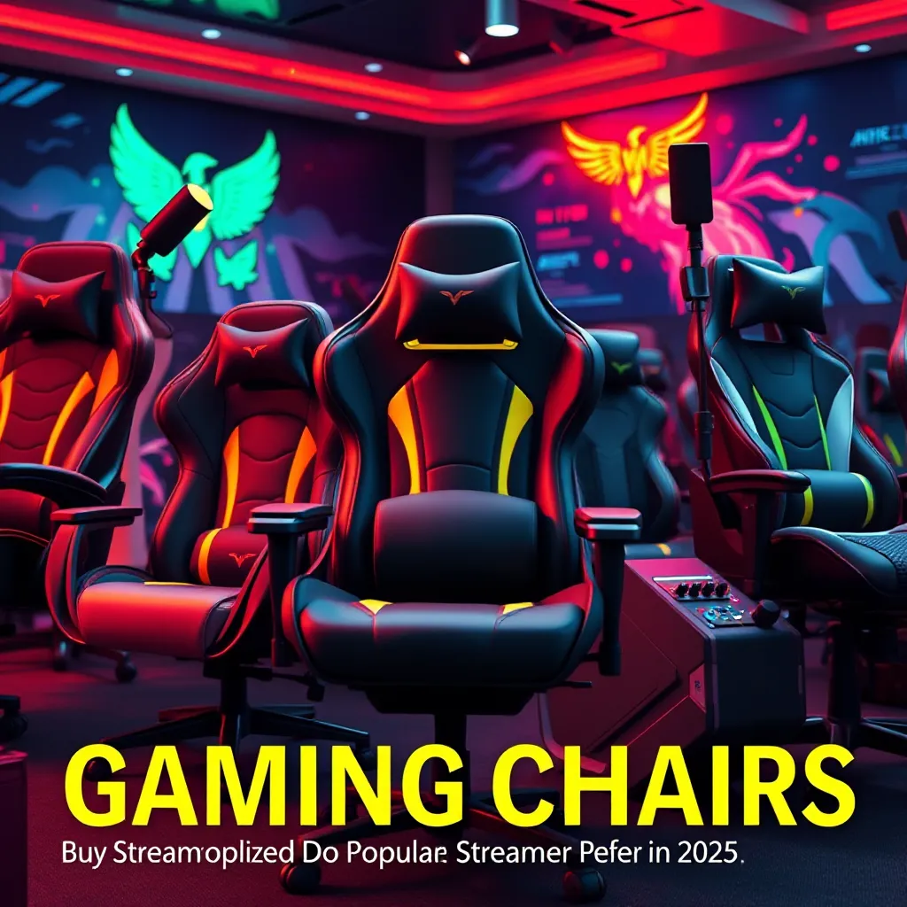 What Gaming Chairs Do Popular Streamers Prefer in 2025? : LevelUpTalk