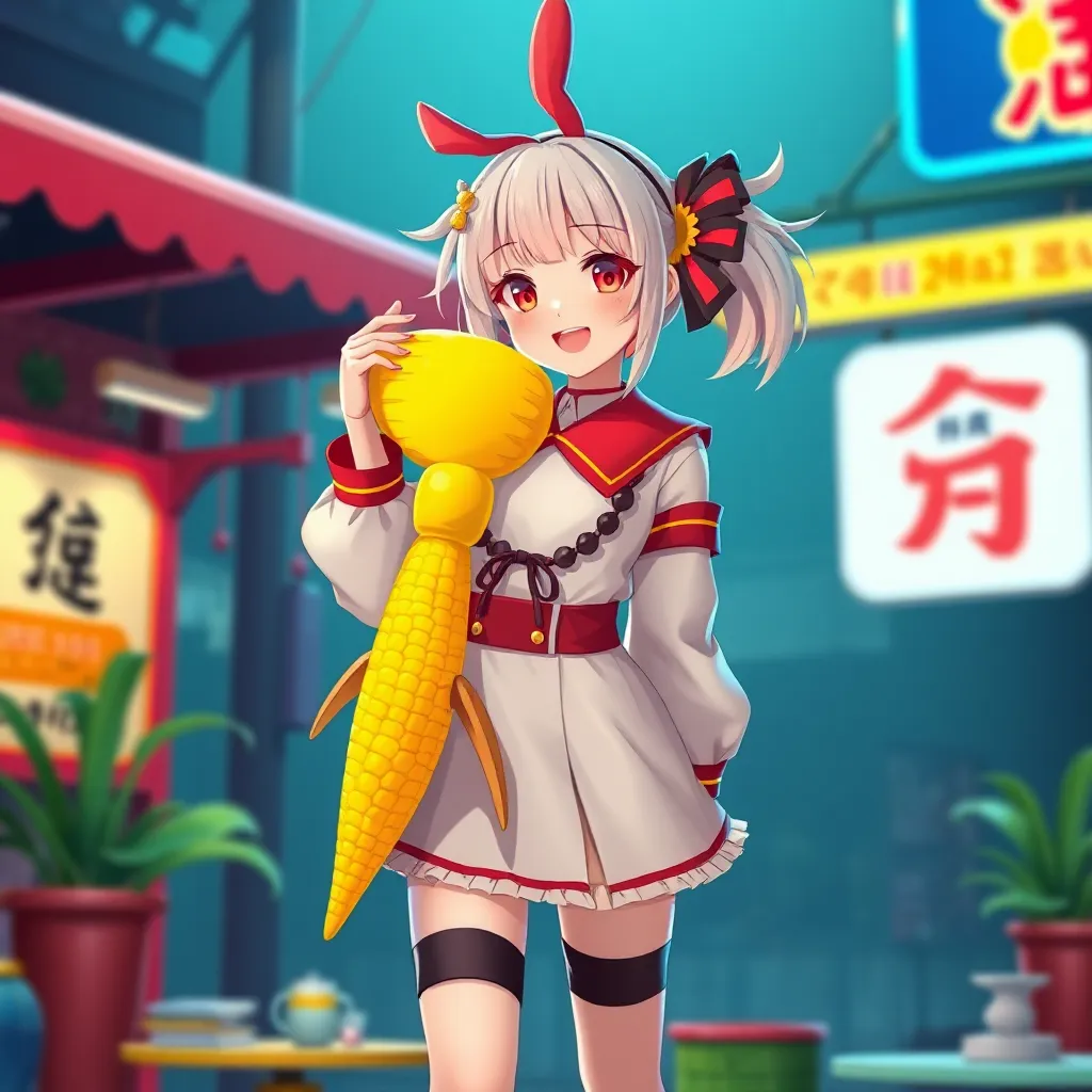New Corn Addition in Chicken Girl's Popuri Outfit : LevelUpTalk