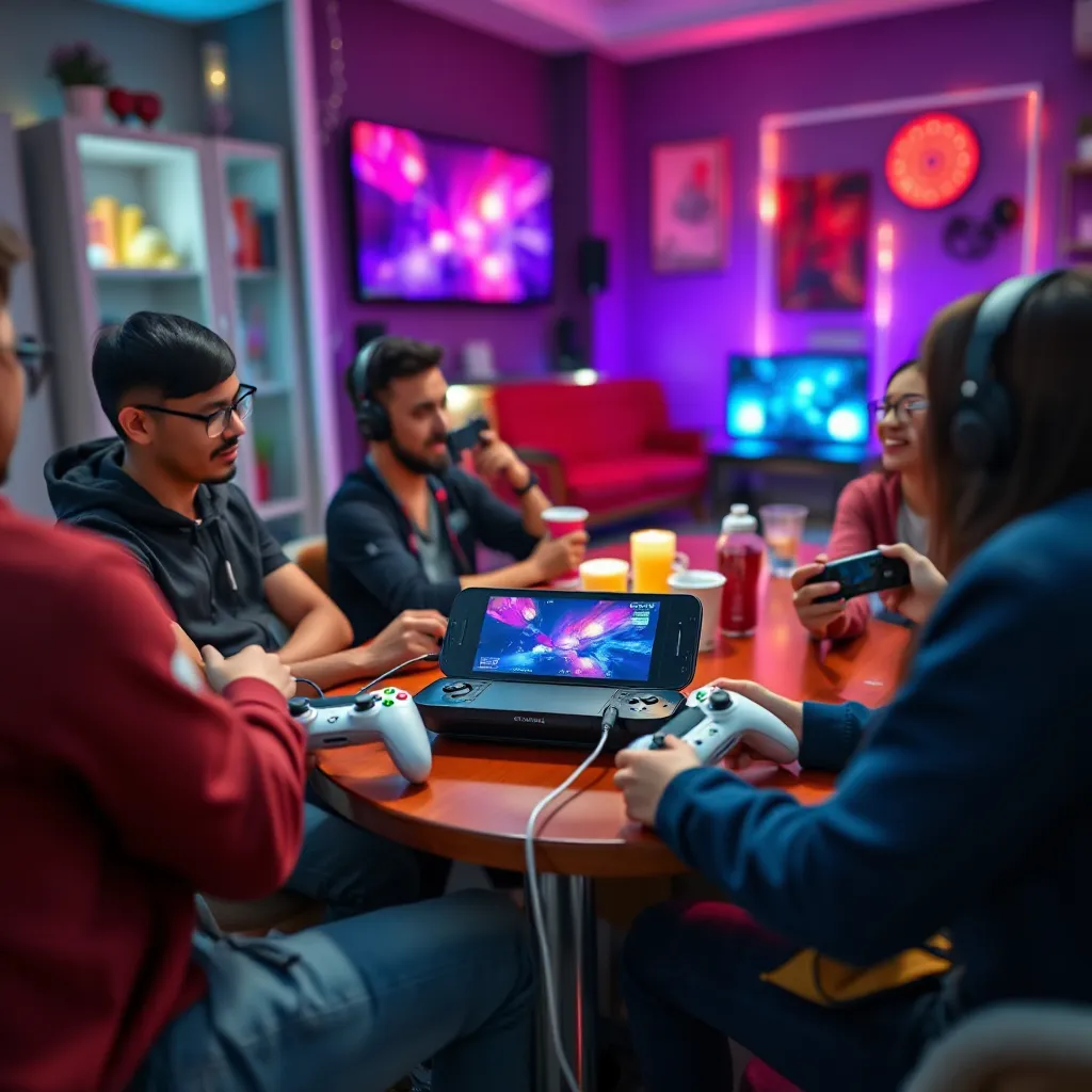 Explore My Portable 4-Player Gaming Console Setup : LevelUpTalk