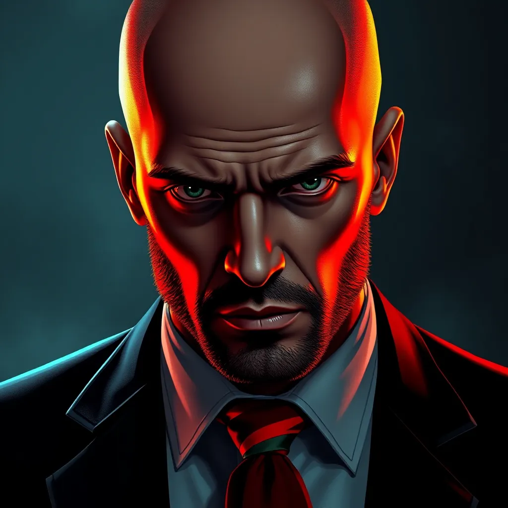 Artist Creates Portrait of Agent 47 from Memory : LevelUpTalk